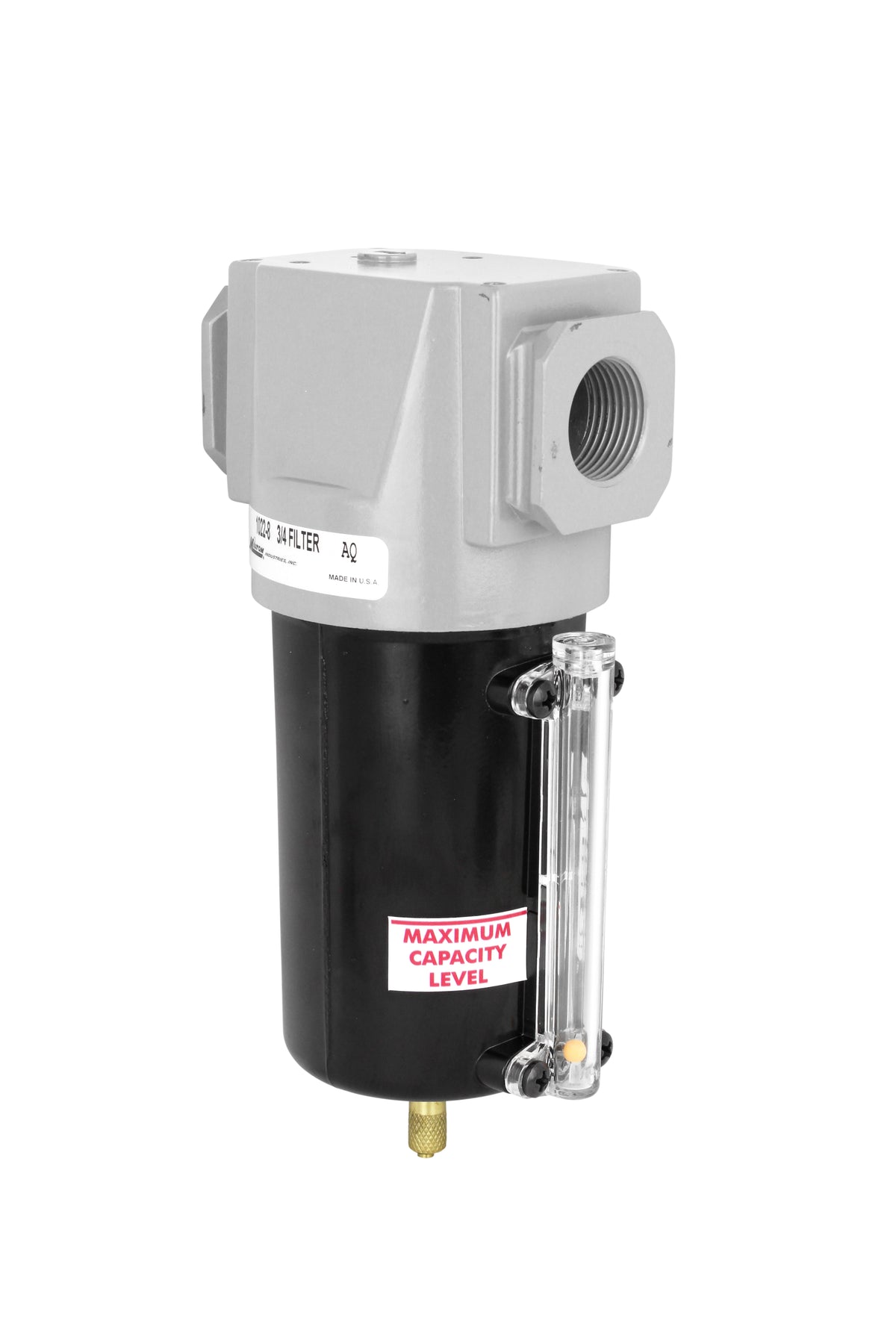 Milton® Industries 3/4" NPT Metal Pnuematic Micro Filter System - 10 oz ...