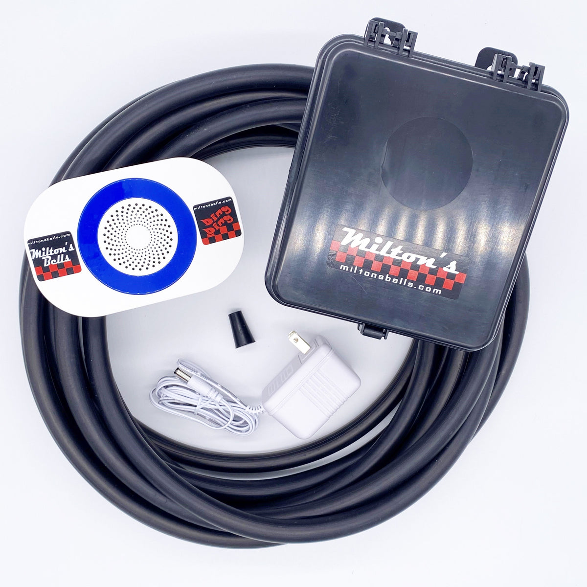 Milton's Bells Long-Range Wireless Driveway Chime Kit – Monitor Vehicle ...