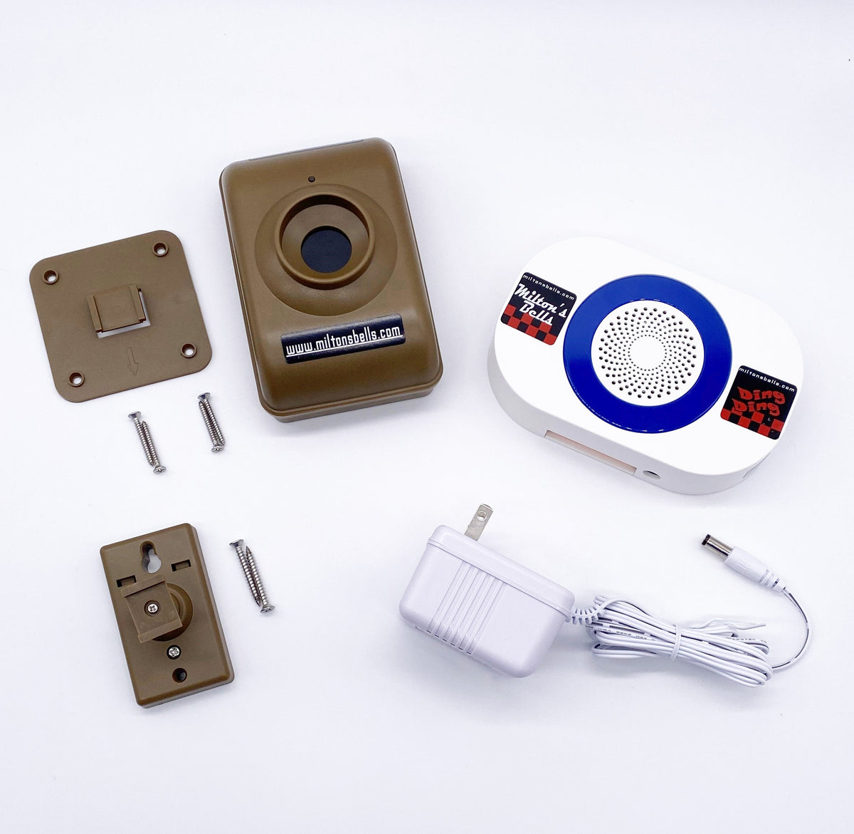 Milton's Bells Long-Range Wireless Motion Detector Chime Kit – One Mil