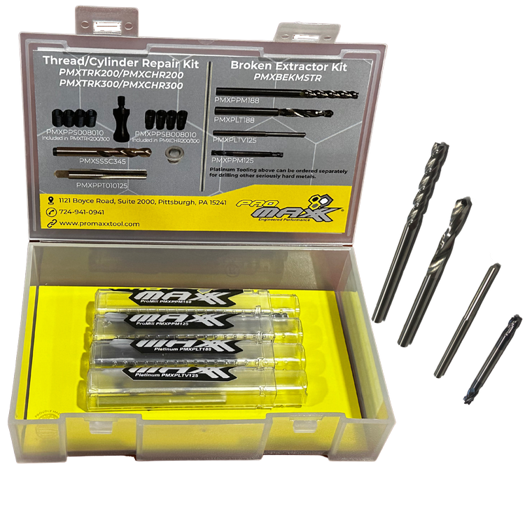 Broken EZ Out/Extractor Removal Kits - Platinum Drill Bits