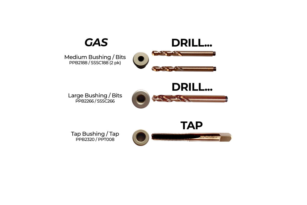 Extractorless Upgrade ProKit Drill Bit Bushing Tap