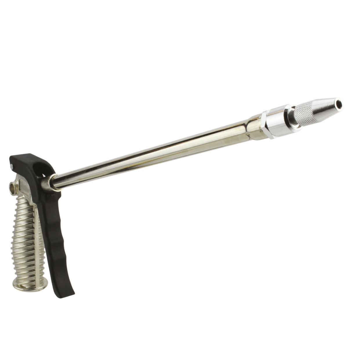 Turbo Pistol Grip Blow Gun - 10" Extended Reach and Adjustable Nozzle