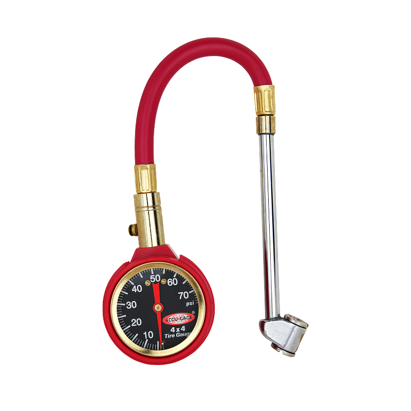 ACCU-GAGE® by Milton® Dial Tire Pressure Gauge with Dual Foot Air Chuc