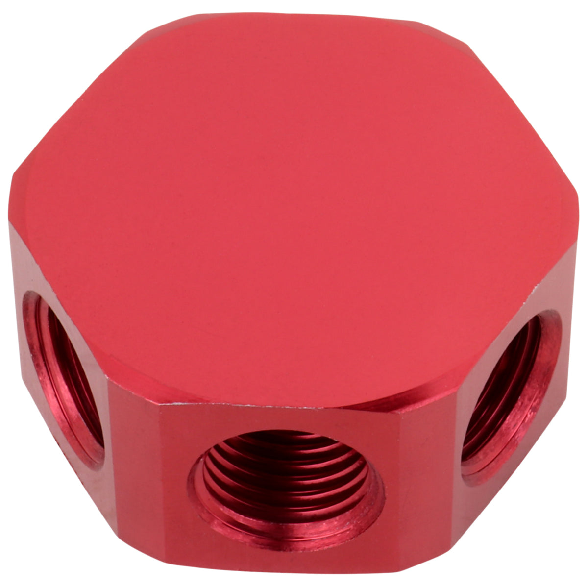 3-in-1 Aluminum Industrial Flat Hexagon Manifolds | Milton Industries