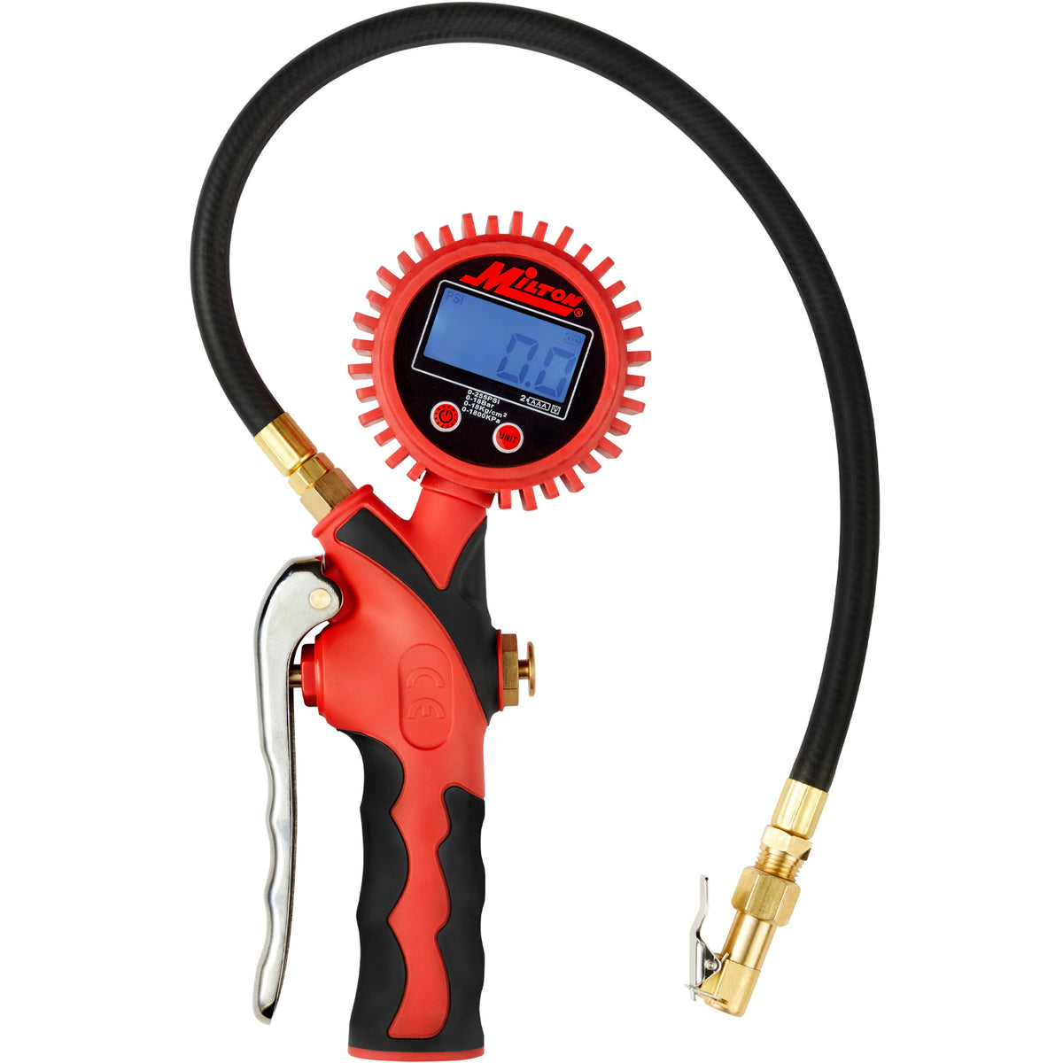 Milton® Heavy-Duty Digital Tire Pressure Gauge and Inflator with Air ...