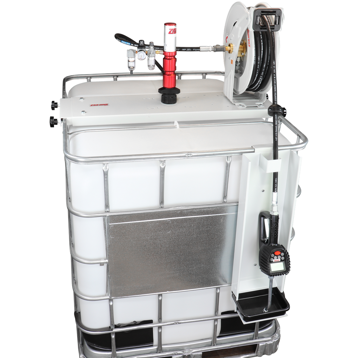 ZE1700PK-IBC-500 - 3:1 Premium Series Pump Kit IBC w/reel & preset met