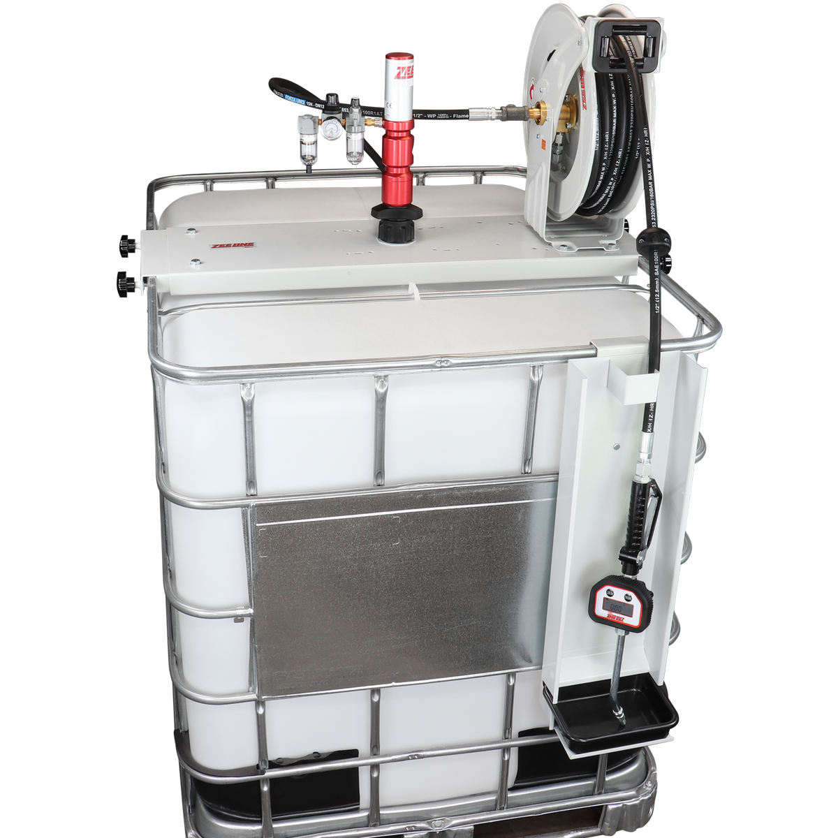 ZE1730PK-IBC-600 - 5:1 Premium Series Pump Kit IBC w/reel & meter