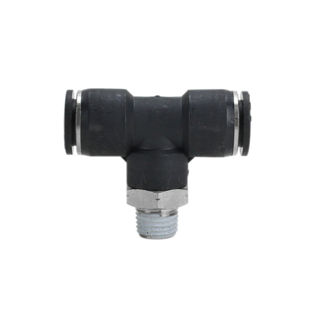 1/4" MNPT 1/2" OD Push to Connect Swivel Branch Tee | Milton Industries ...