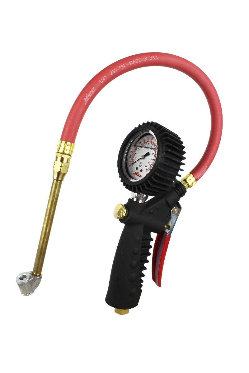 Milton Pro Analog Tire Inflator/Pressure Pistol Grip Gauge, Classic ...
